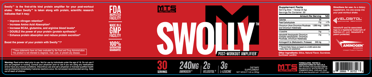 Swolly Post-Workout – MTS Nutrition